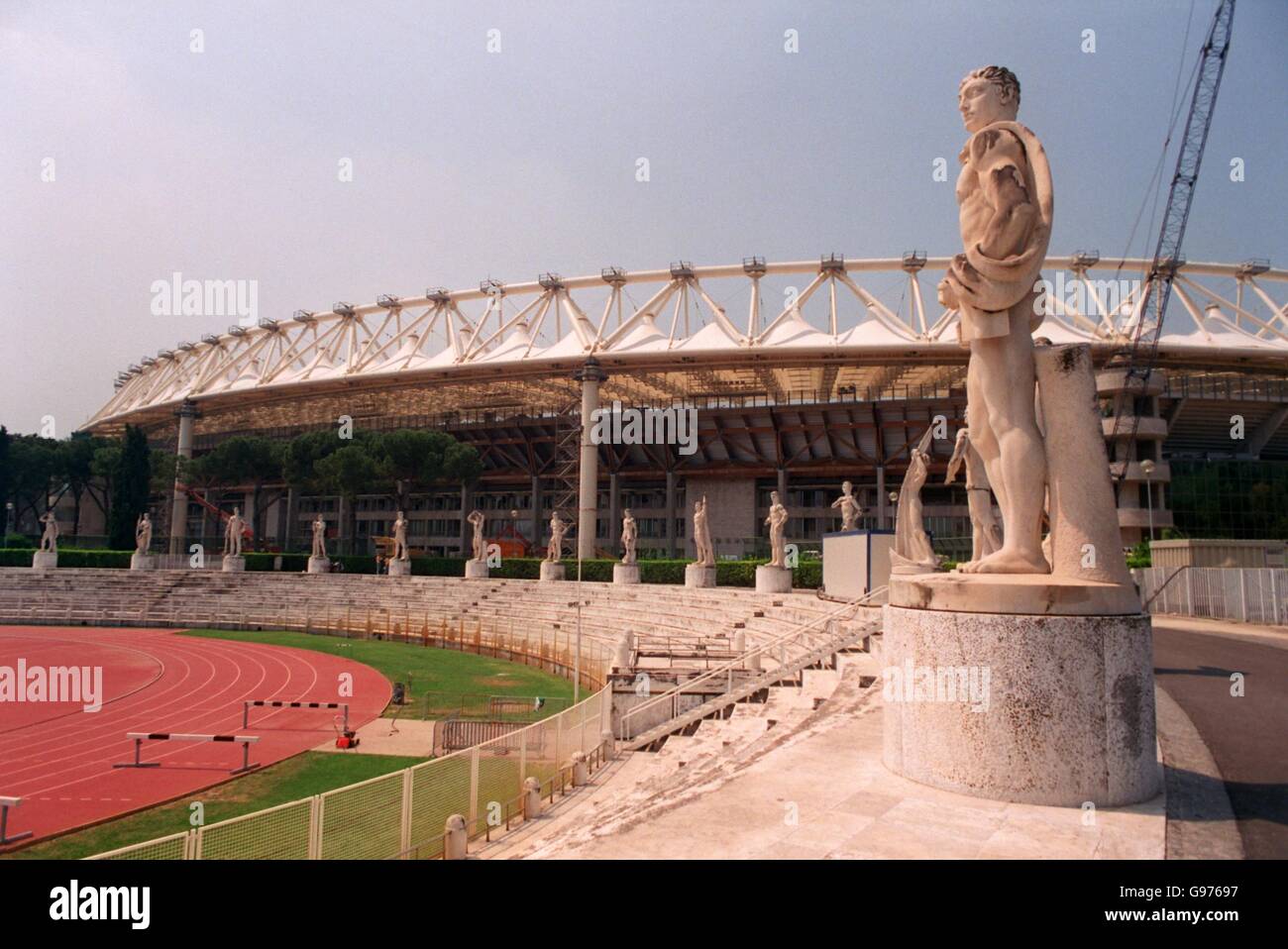 Italian Soccer - Olympic Stadium, Rome Stock Photo - Alamy
