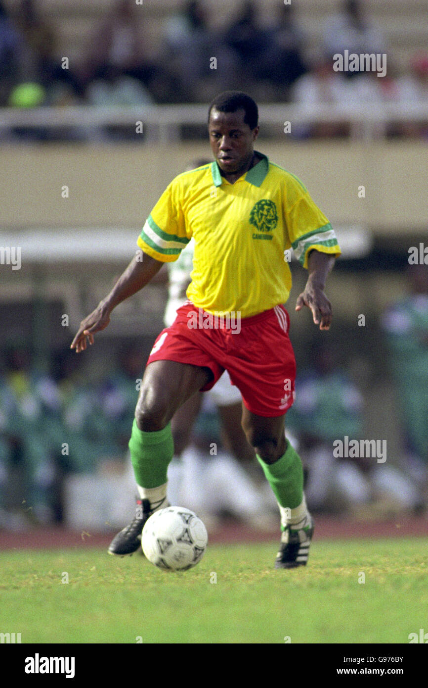 AFRICAN NATIONS CUP INTERNATIONAL SOCCER. JACOB EWANE, CAMEROON Stock ...