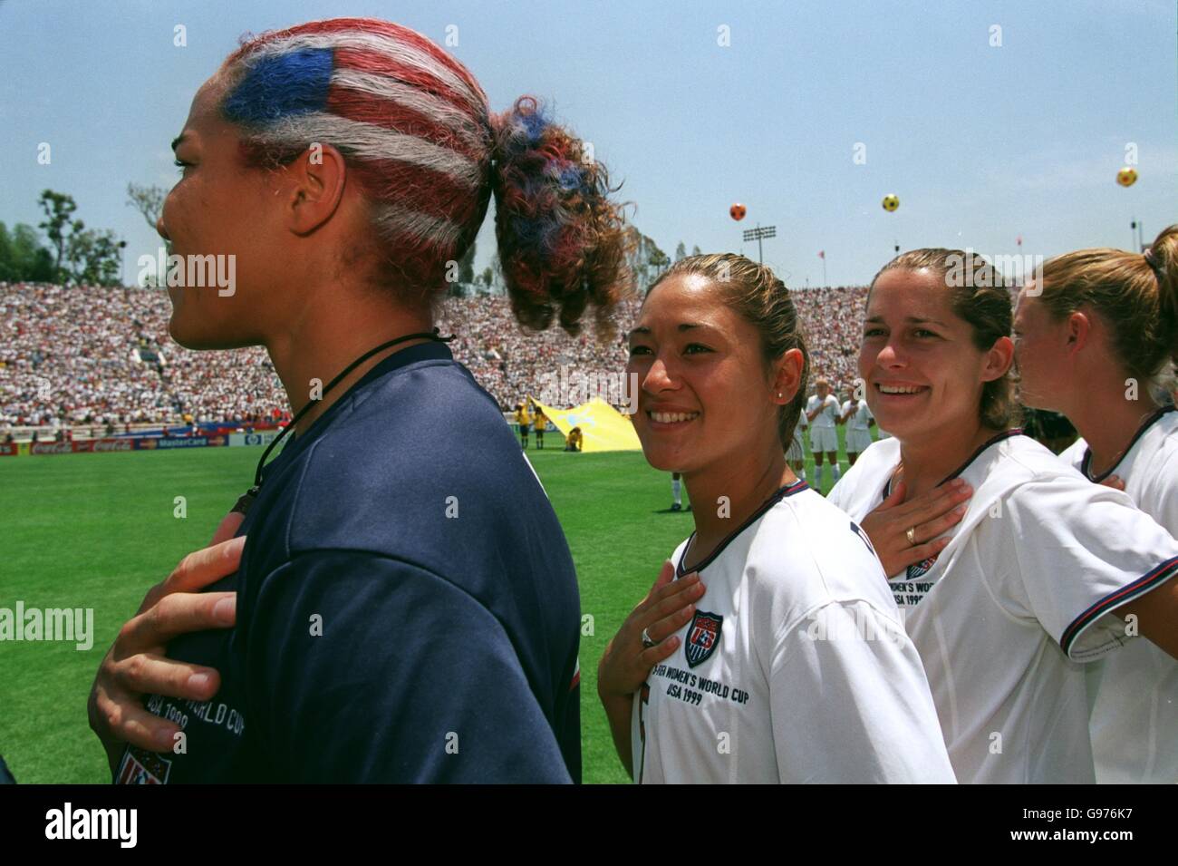 Women's Soccer - World Cup USA 99 - Final - China v USA Stock Photo - Alamy