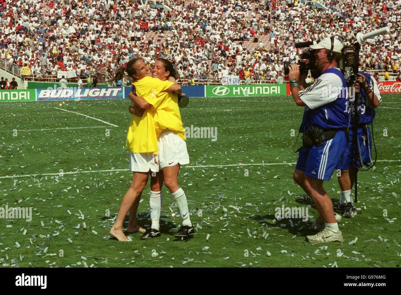 Women's Soccer - World Cup USA 99 - Final - China v USA Stock Photo - Alamy