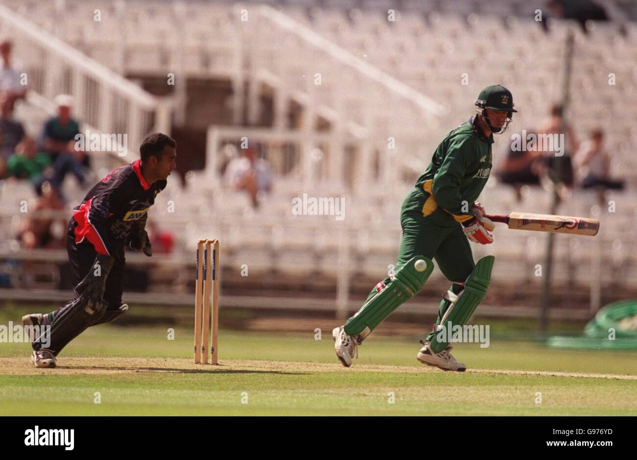 Sport cricket action wicket out hi-res stock photography and images - Alamy