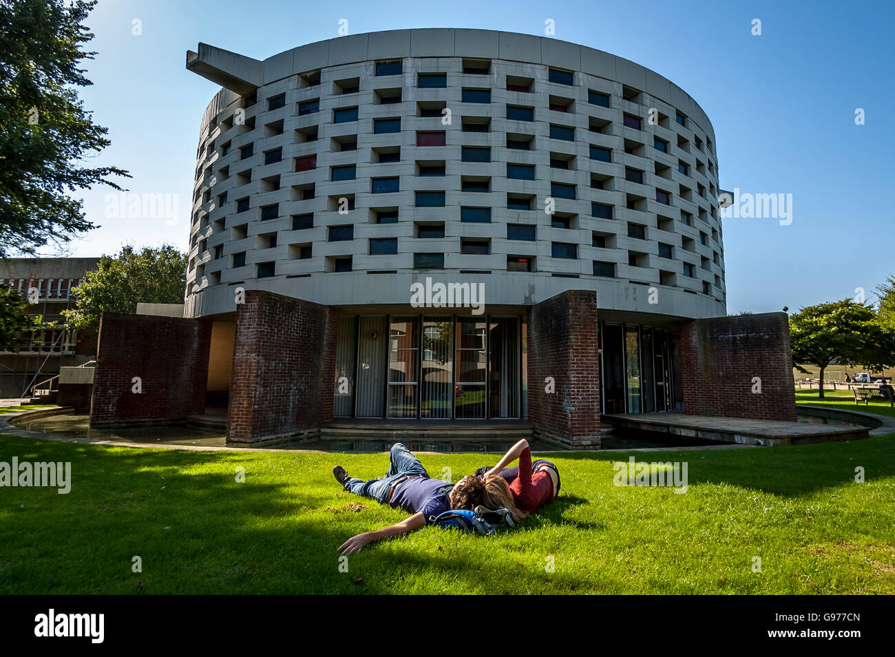 The Meeting House Building at the University of Sussex Stock Photo - Alamy