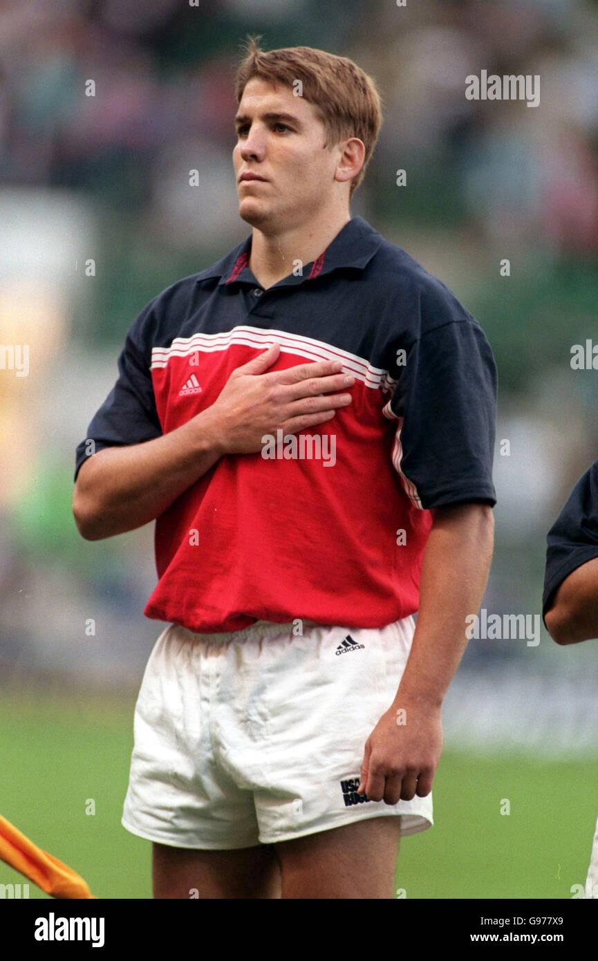 Rugby Union - International - England v USA. Dan Lyle, USA Stock Photo ...