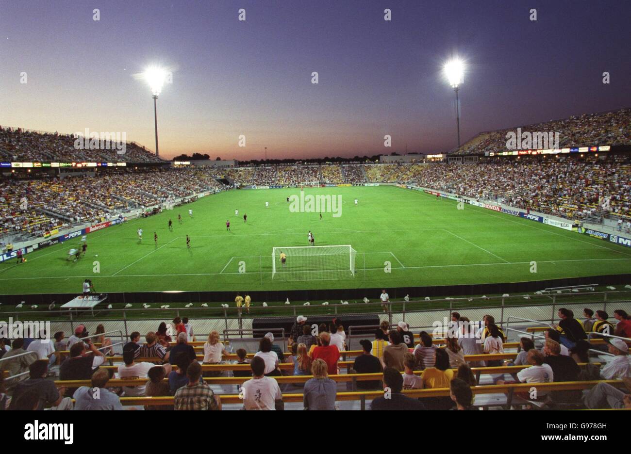 General view of the Columbus Crew Stadium, the first purpose built ...