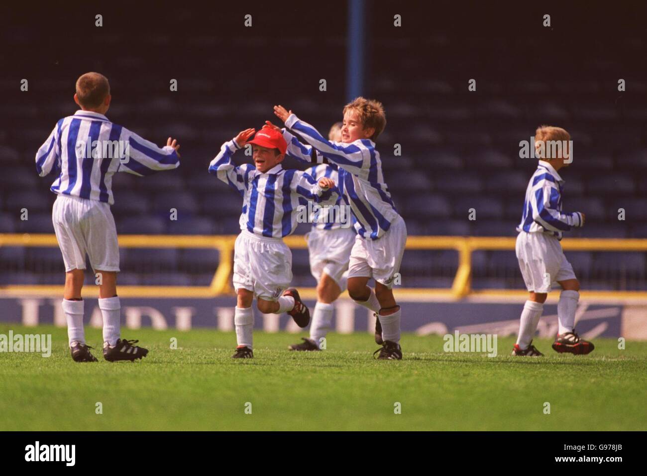Soccer - Under 8's soccer tournament Stock Photo - Alamy