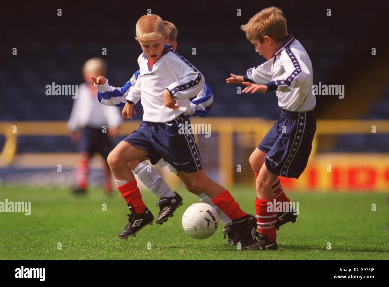 Soccer - Under 8's soccer tournament Stock Photo - Alamy