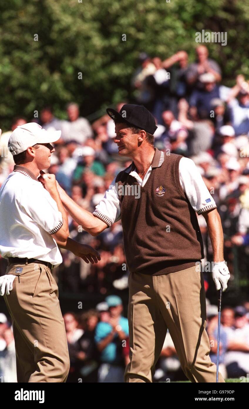 Golf the 33rd ryder cup matches the country club brookline hi-res stock ...
