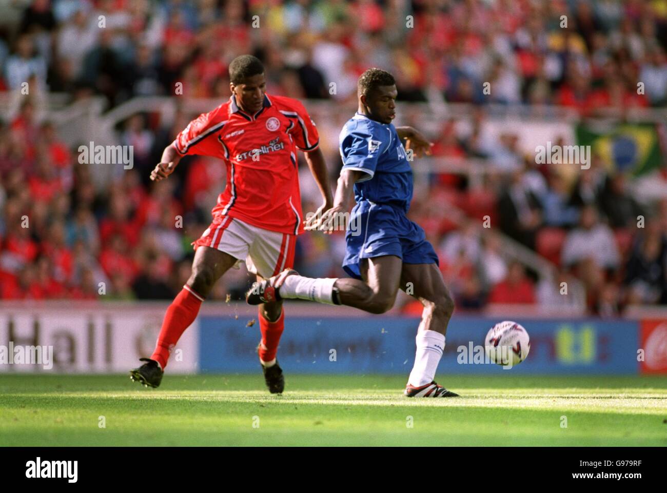 Soccer - FA Carling Premiership - Middlesbrough v Chelsea Stock Photo ...