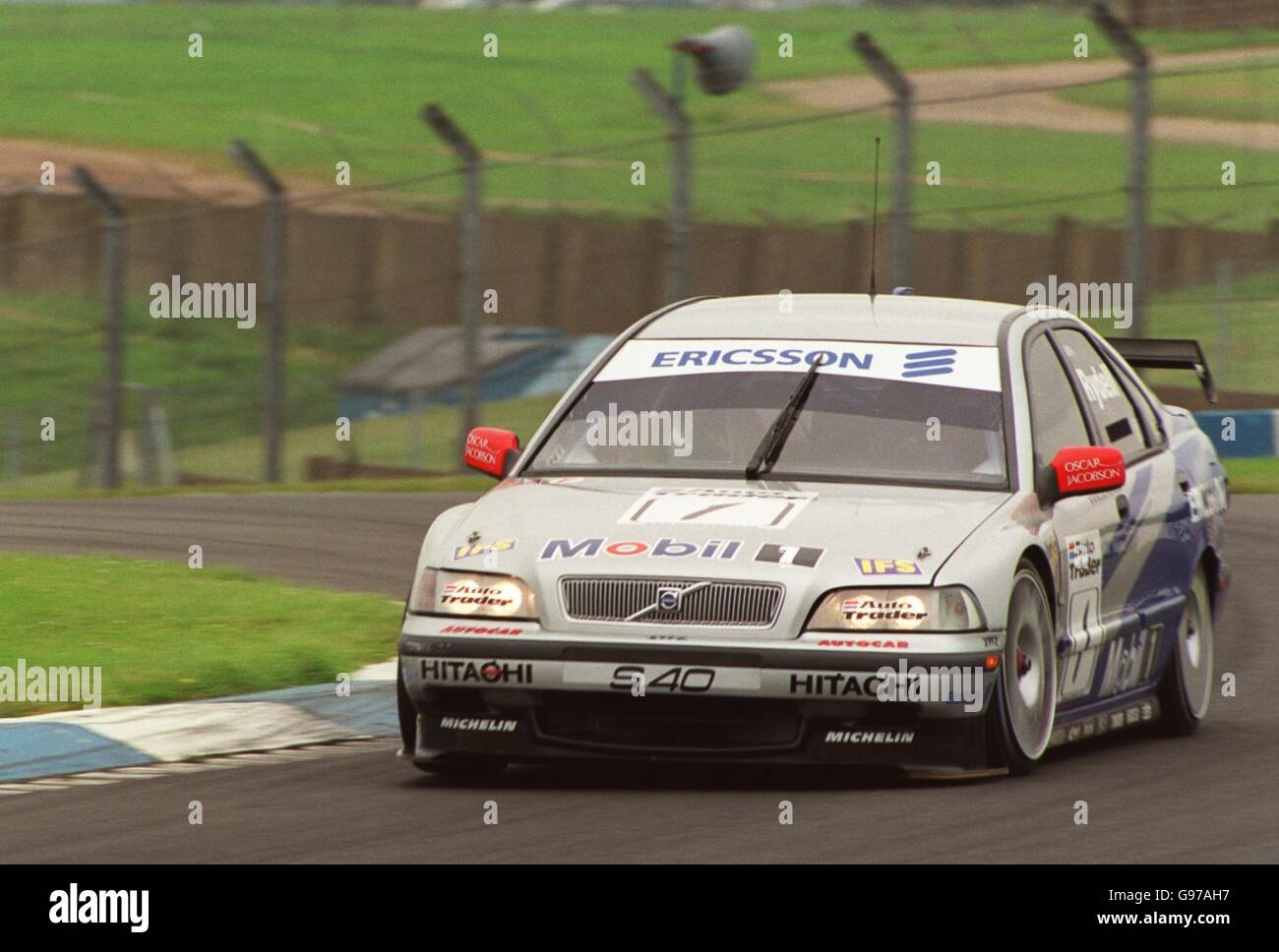 Volvos rickard rydell in action during qualifying hi-res stock ...
