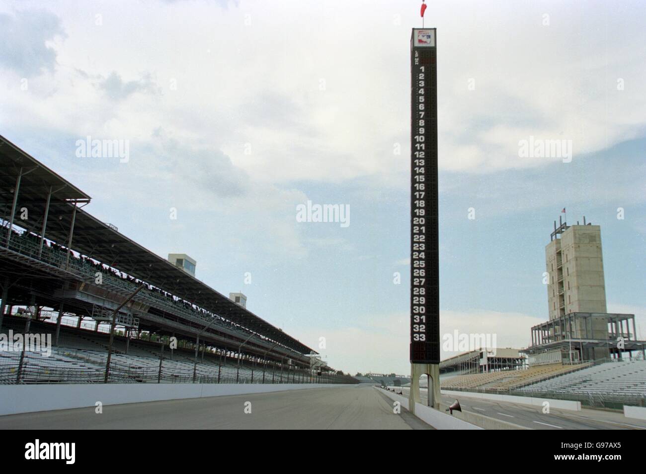 The position indicator tower at the new Indianapolis Formula One track ...