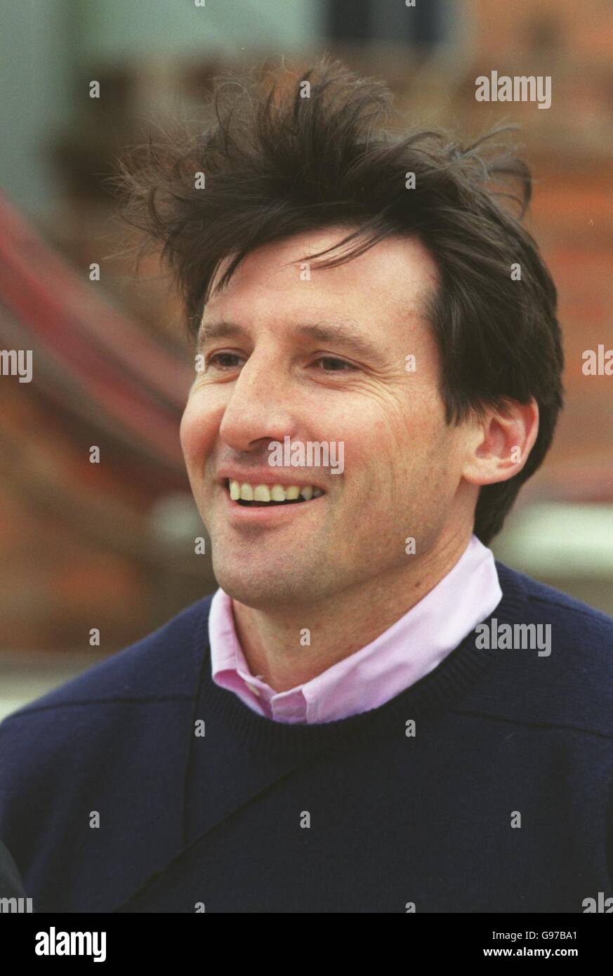 Athletics - Loughborough International Meeting. Sebastian Coe MP Stock ...