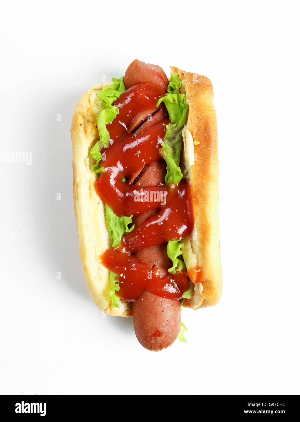 Classic hot dog Cut Out Stock Images & Pictures - Alamy