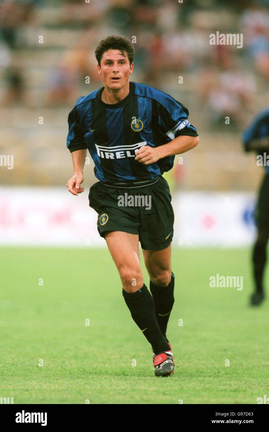 Italian Soccer - Friendly - Bologna v Inter Milan. Javier Zanetti ...
