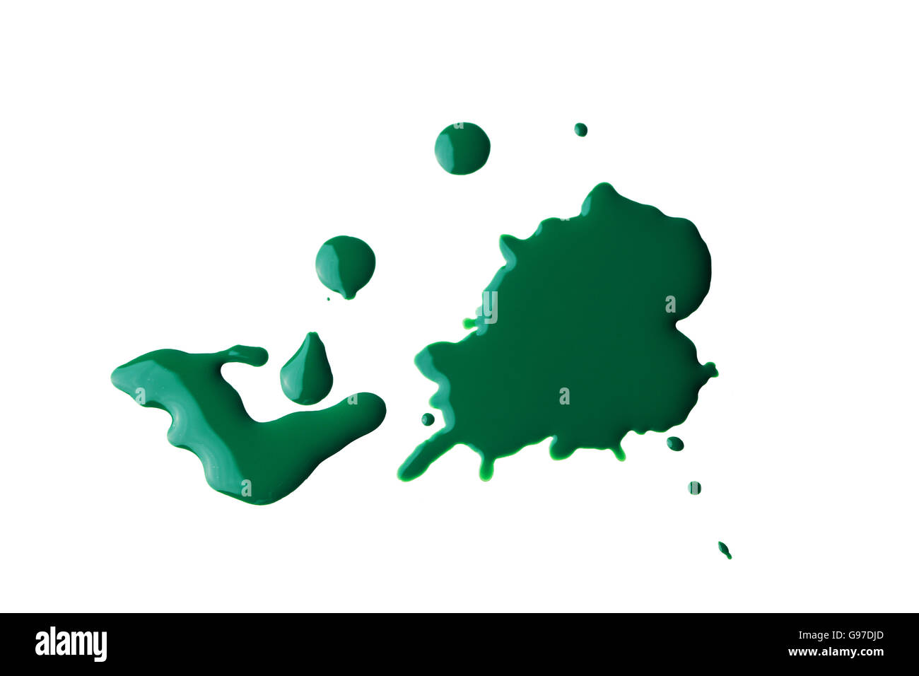 Liquid fluid painting Cut Out Stock Images & Pictures - Alamy