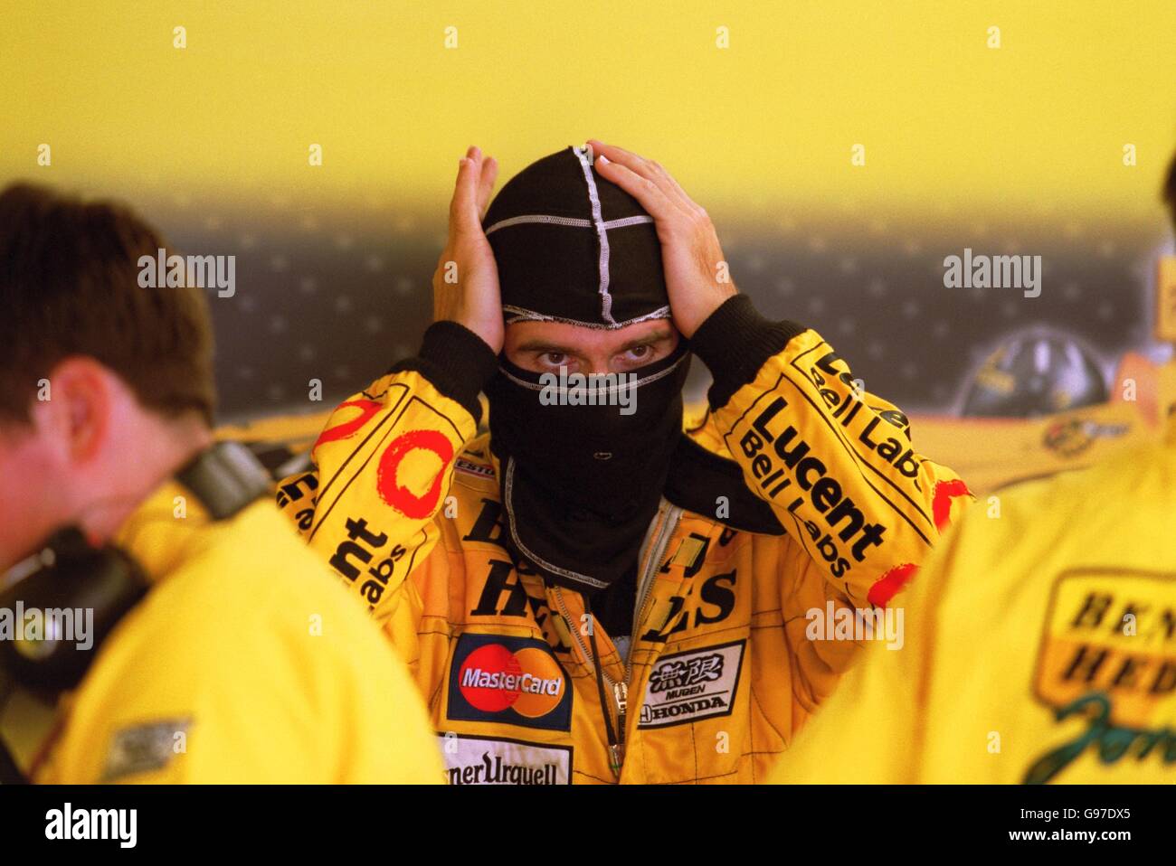 Getting ready head balaclava top half f1 hi-res stock photography and ...