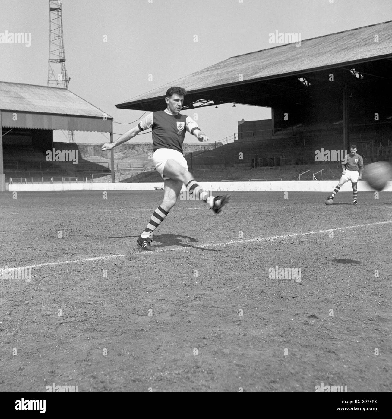 Burnley photocall Black and White Stock Photos & Images - Alamy