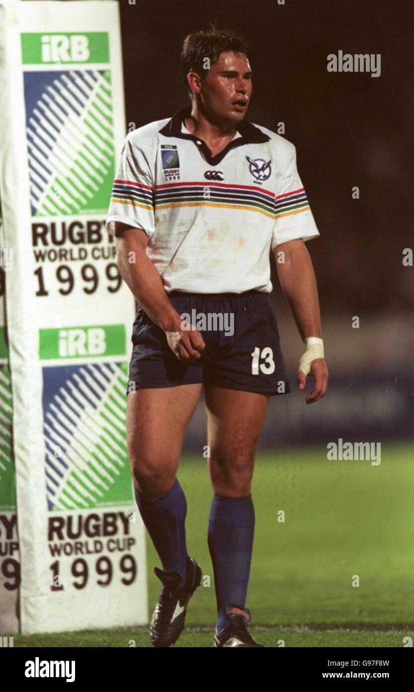 Rugby Union - Rugby World Cup 99 - Pool C - France v Namibia. Namibia's ...
