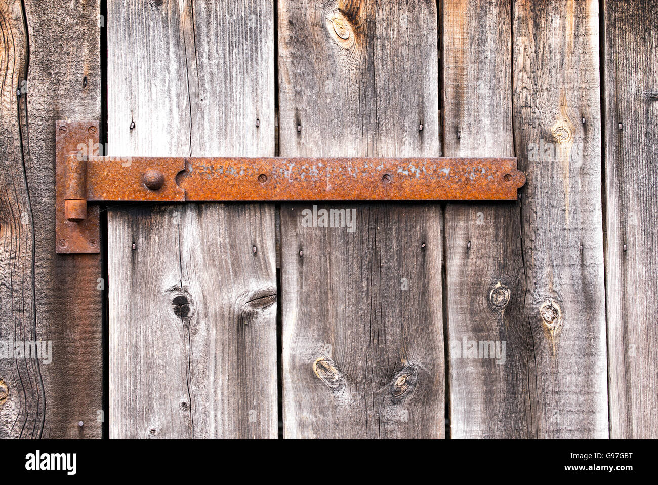 Old wooden barn door textures Stock Photo - Alamy