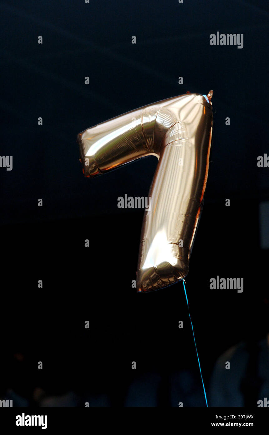 Number 7 Balloon High Resolution Stock Photography and Images - Alamy