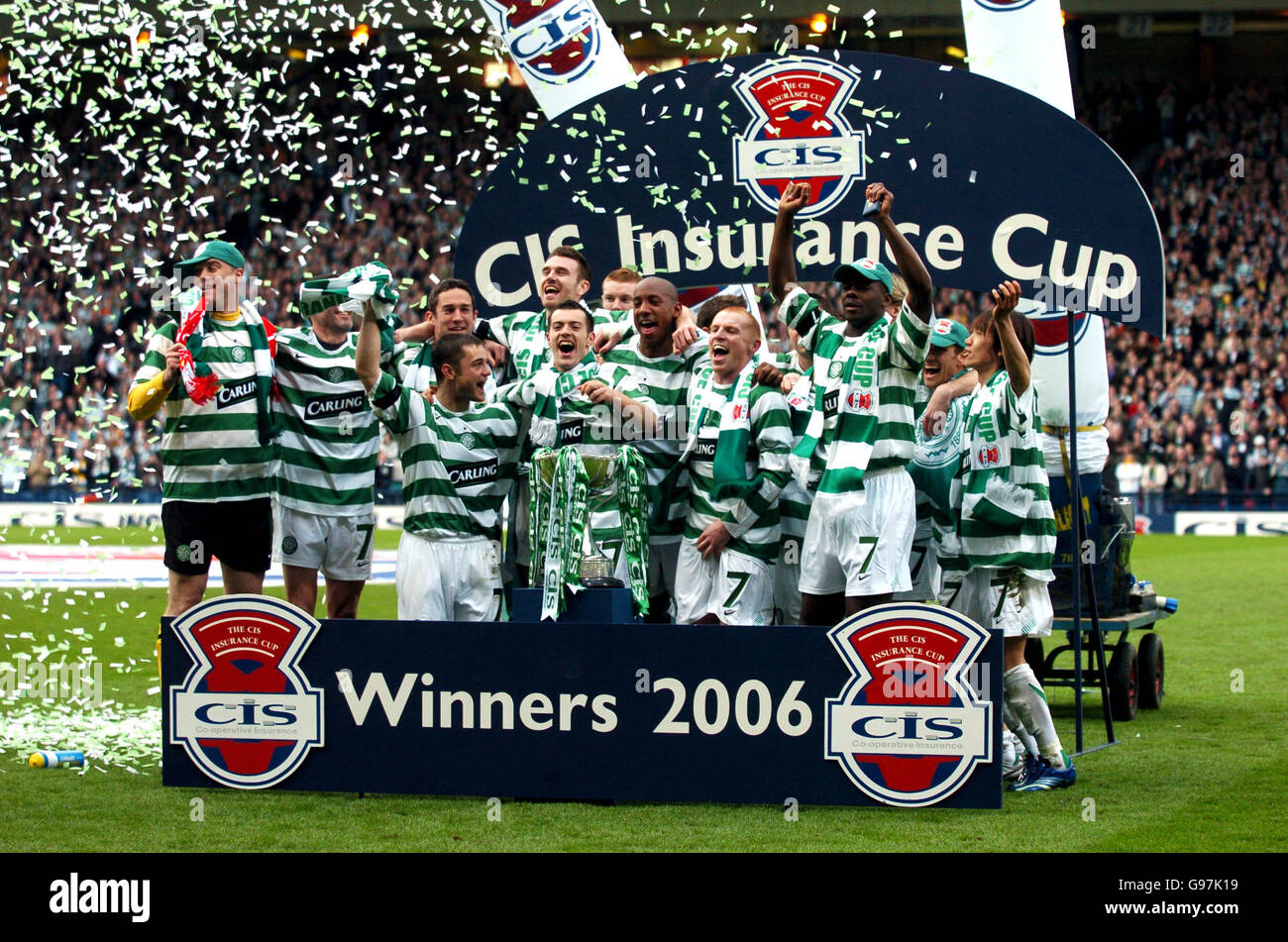 Celtics players celebrate their victory hi-res stock photography and ...