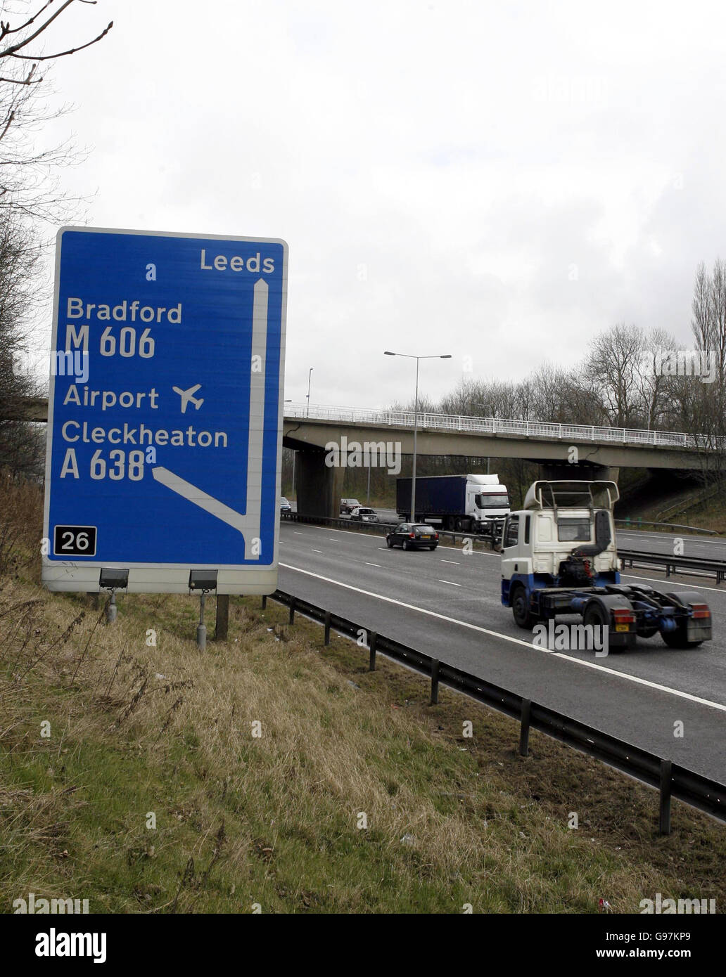 The M62 Motorway near Leeds, Yorkshire. The Government announced Monday ...