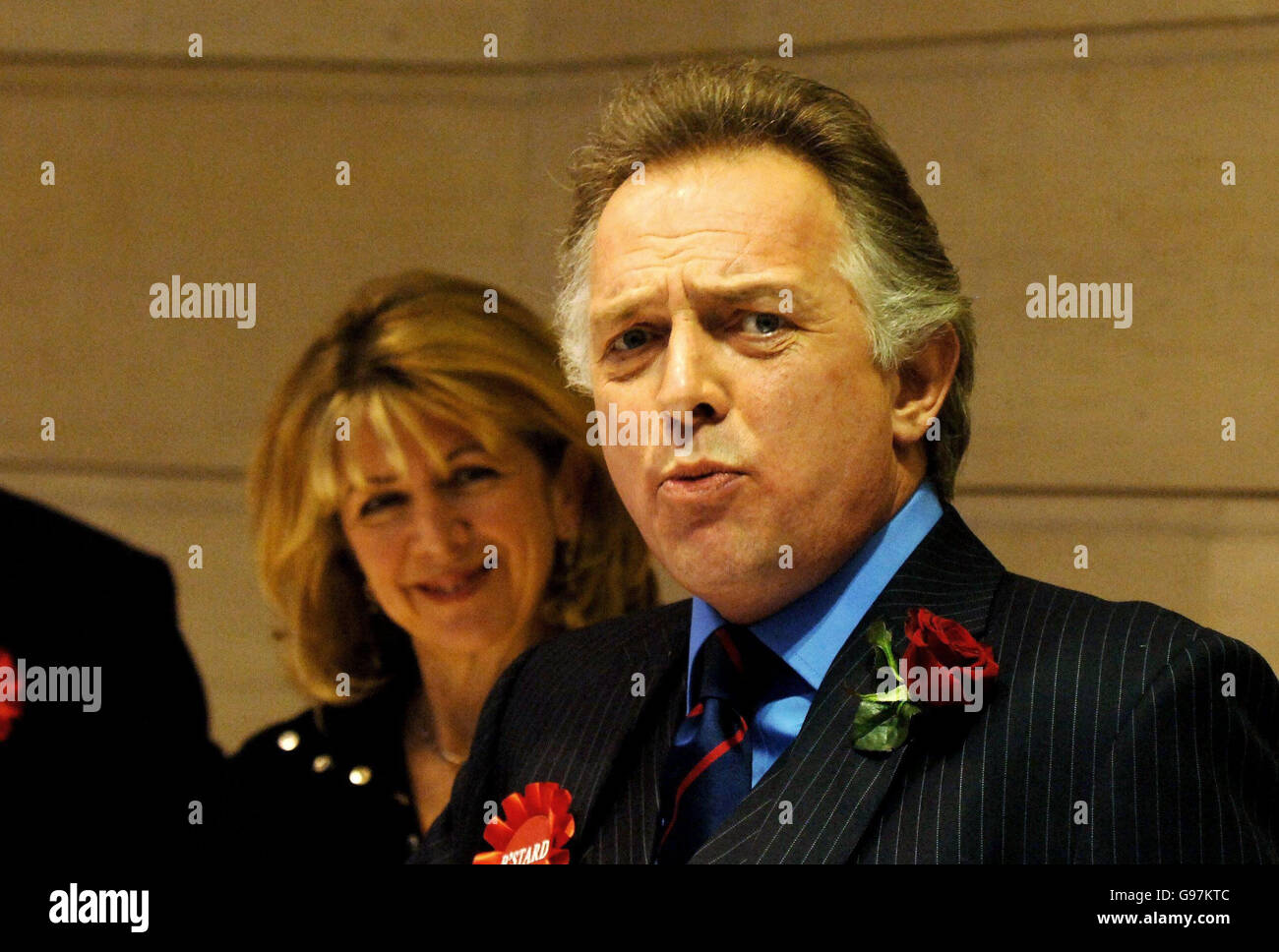 With marsha fitzalan who plays alans wife sarah hi-res stock ...