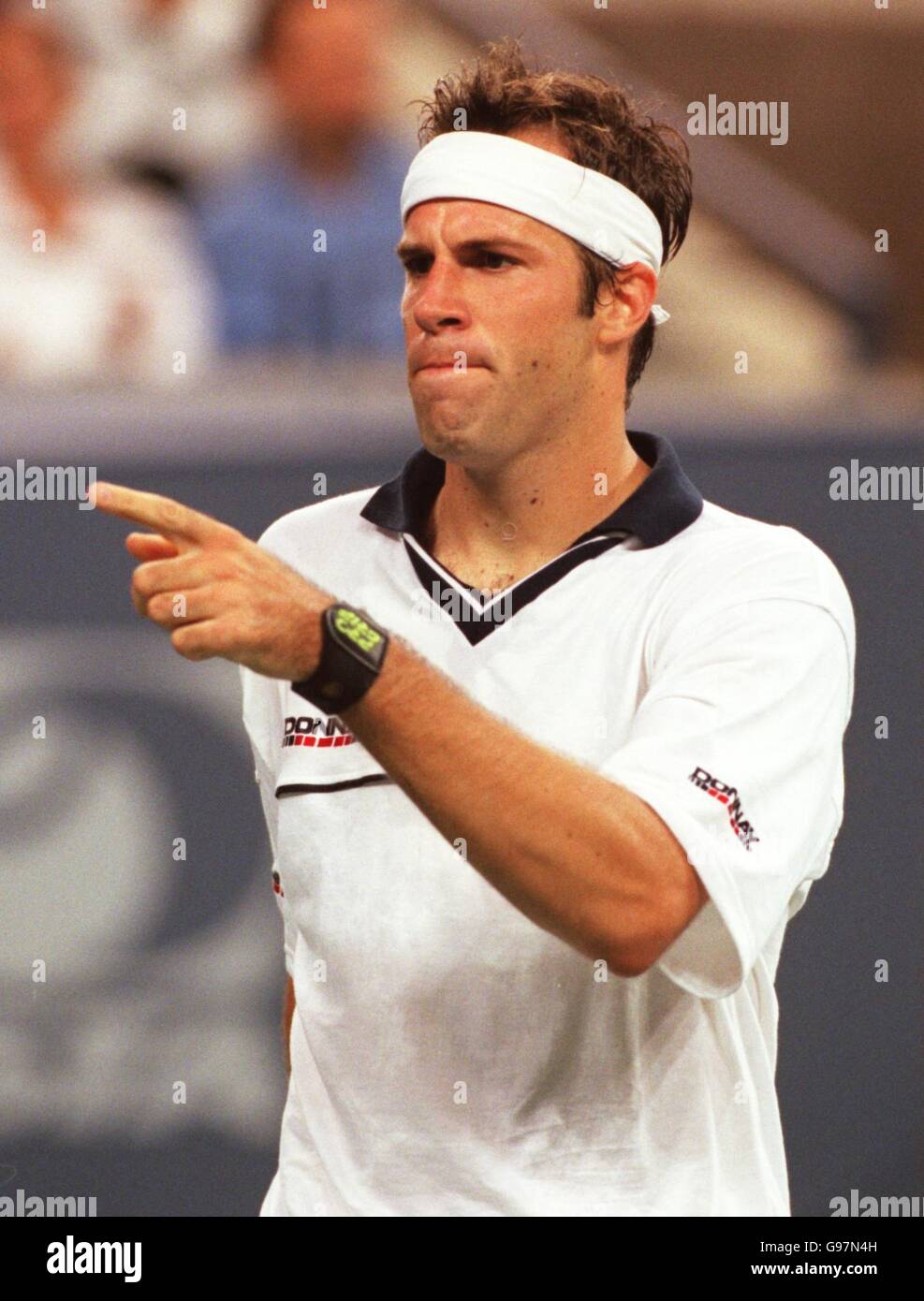Tennis - US Open - Men's Singles - Fourth Round - Greg Rusedski v Todd ...