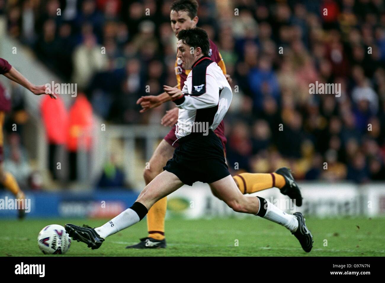 Coventry citys robbie keane stretches control ball hi-res stock ...