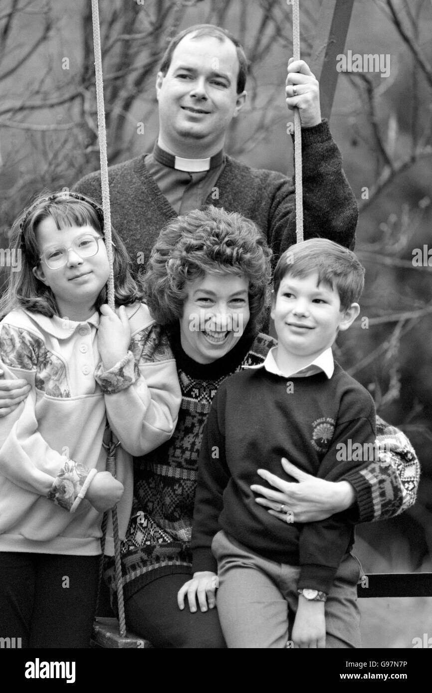 CAROL JENNINGS AND FAMILY, HUSBAND STUART, CHILDREN EMILY AND JOHN ...
