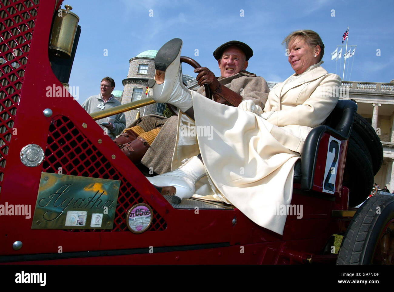 Lady susie moss with her husband sir stirling moss hi-res stock ...