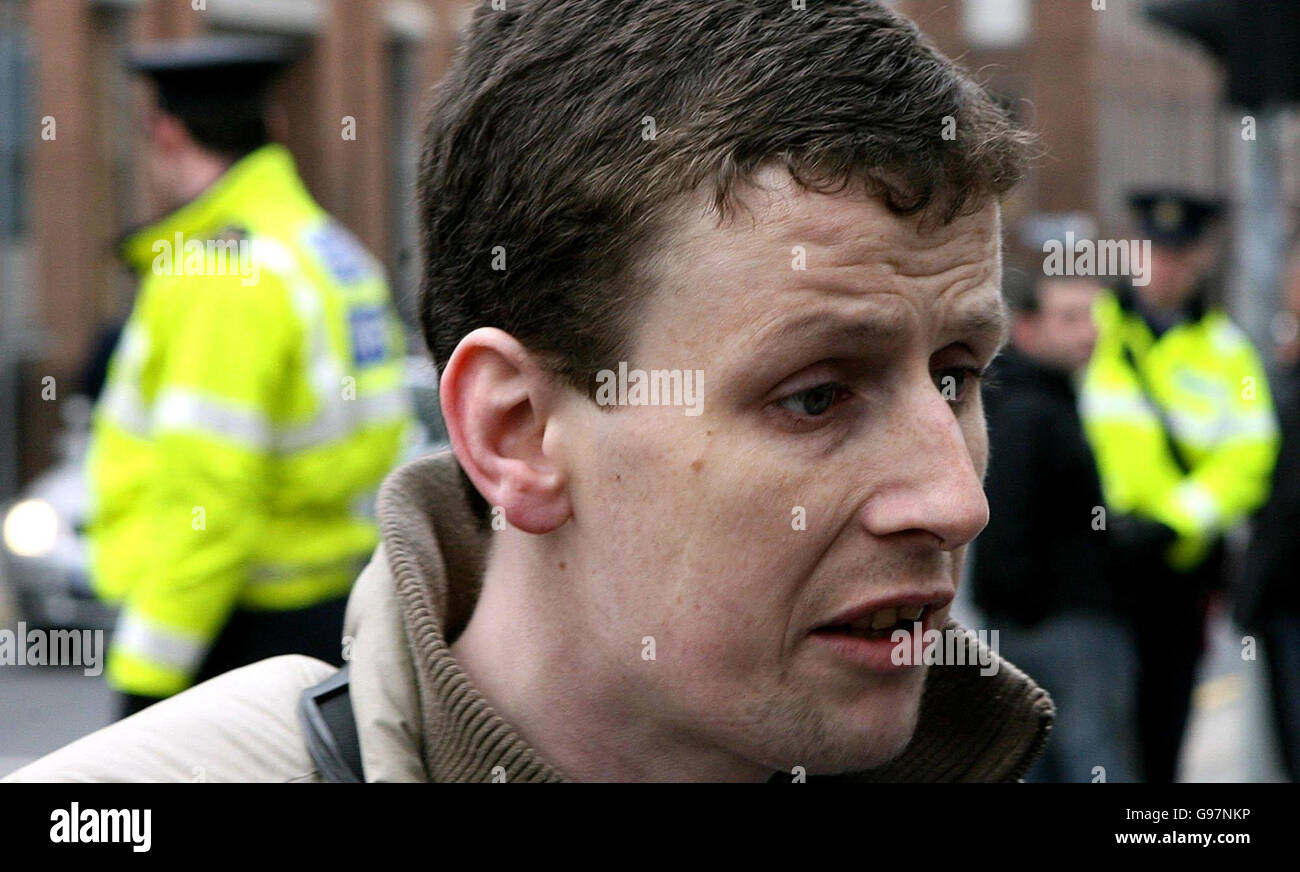 Larry Wheelock, brother of Terence Wheelock, speaks to the media during ...