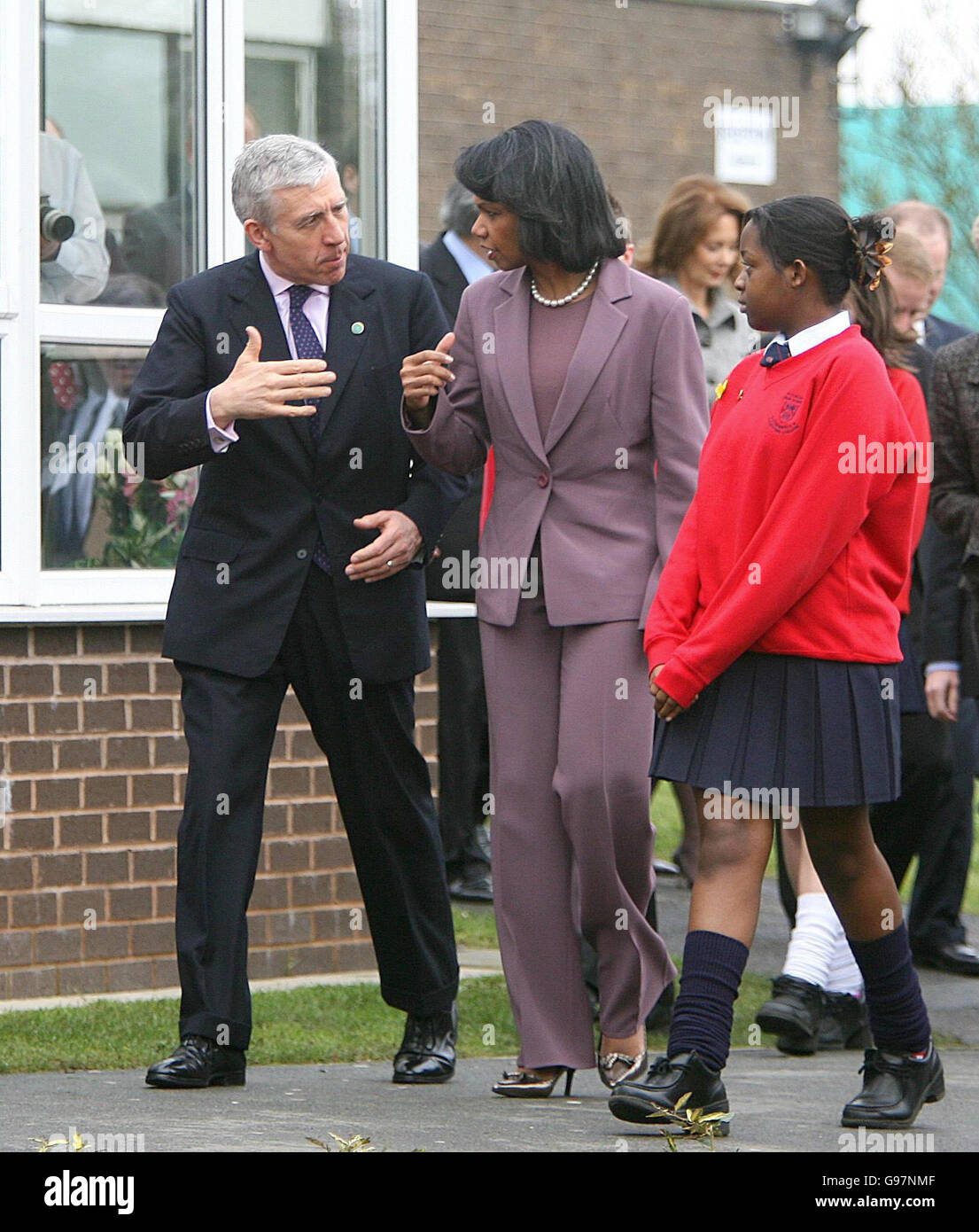Condoleezza Rice UK Visit Stock Photo - Alamy