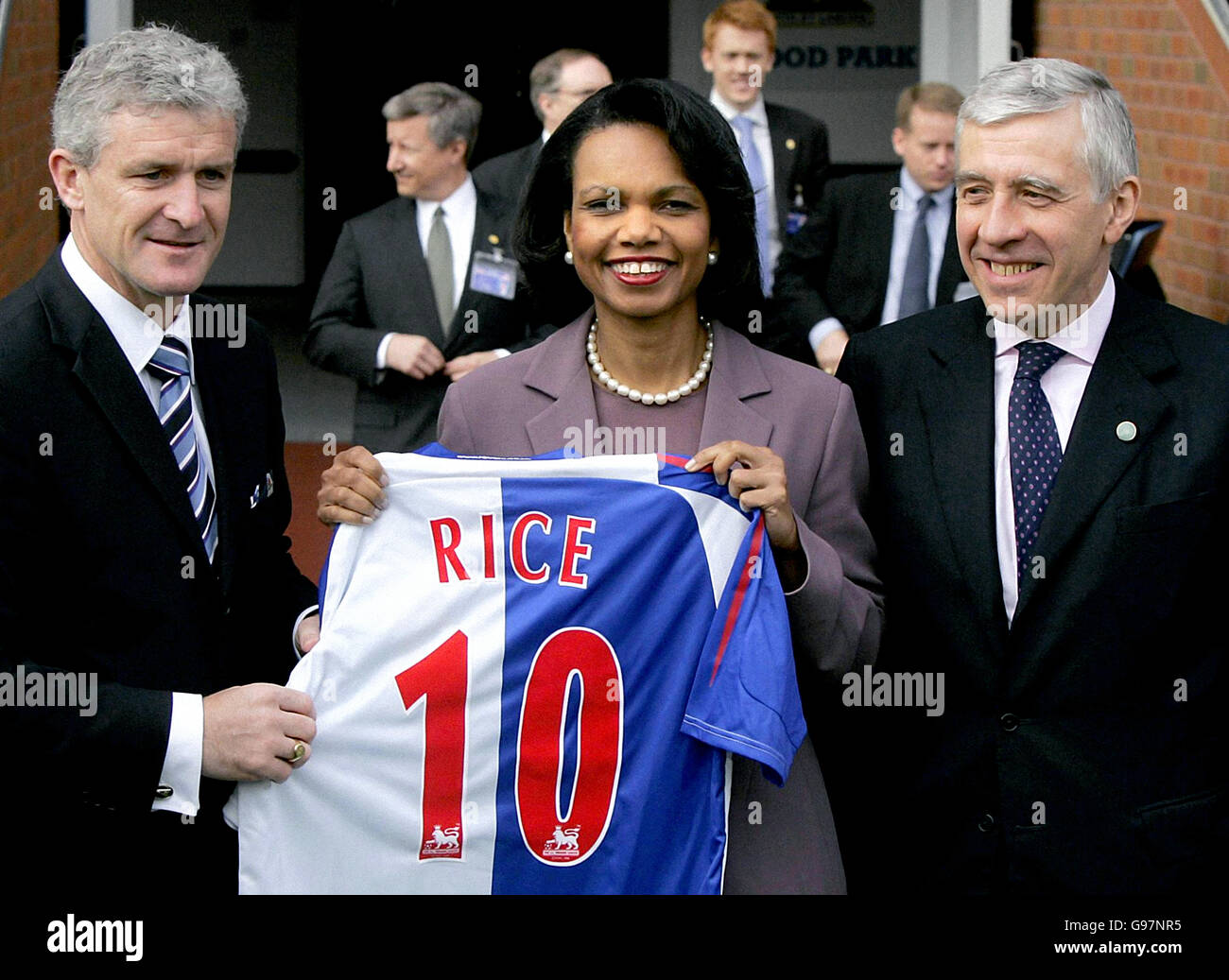 Condoleezza Rice UK Visit Stock Photo - Alamy
