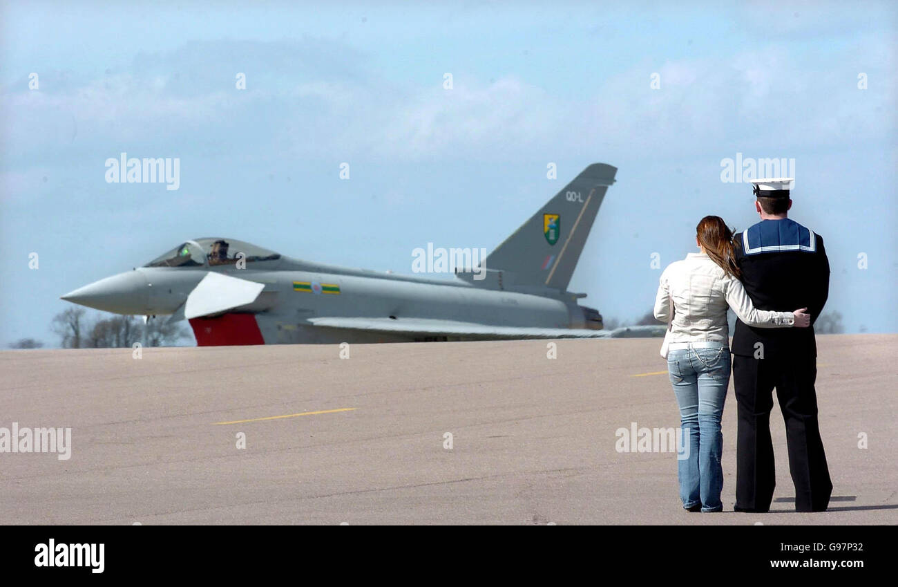 45 million Typhoon Eurofighter jet was grounded by a problem with its ...