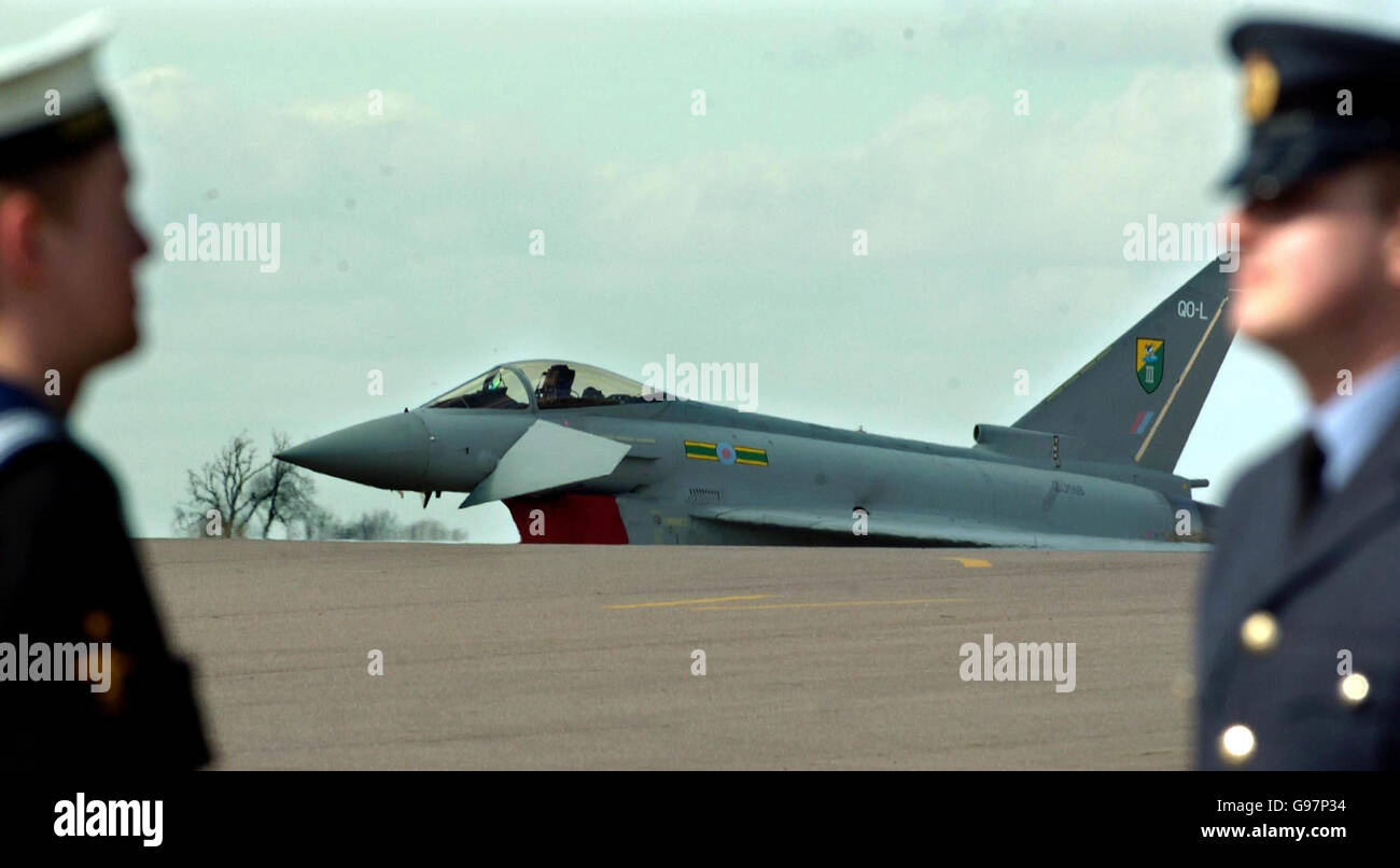 45 million Typhoon Eurofighter jet was grounded by a problem with its ...