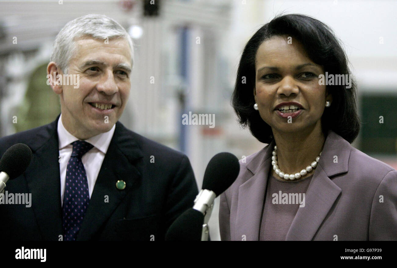 Condoleezza rice uk visit hi-res stock photography and images - Alamy