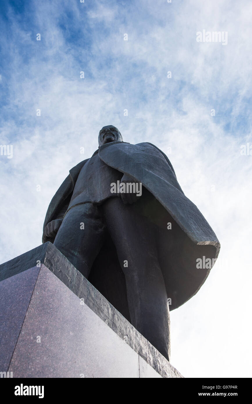 Monument of the Lenin Stock Photo - Alamy