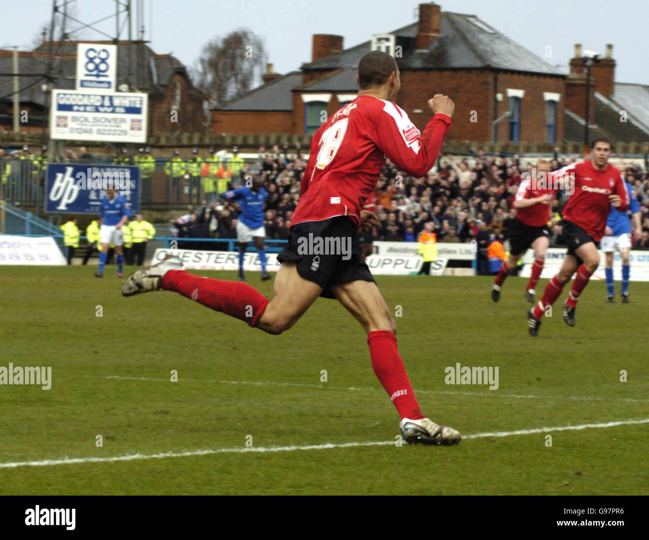 Nottingham Forest's Nathan Tyson celebrates scoring the second goal ...