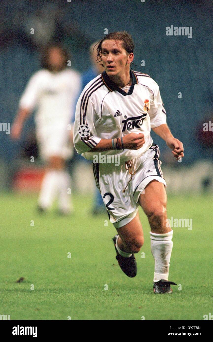 Soccer - UEFA Champions League - Group E - Real Madrid v Molde. Michel Salgado, Real Madrid ...
