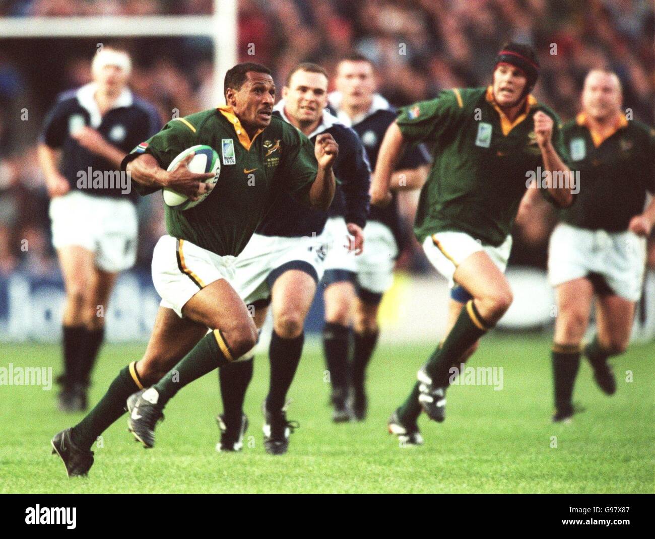 Rugby Union - Rugby World Cup 99 - Pool A - South Africa v Scotland ...