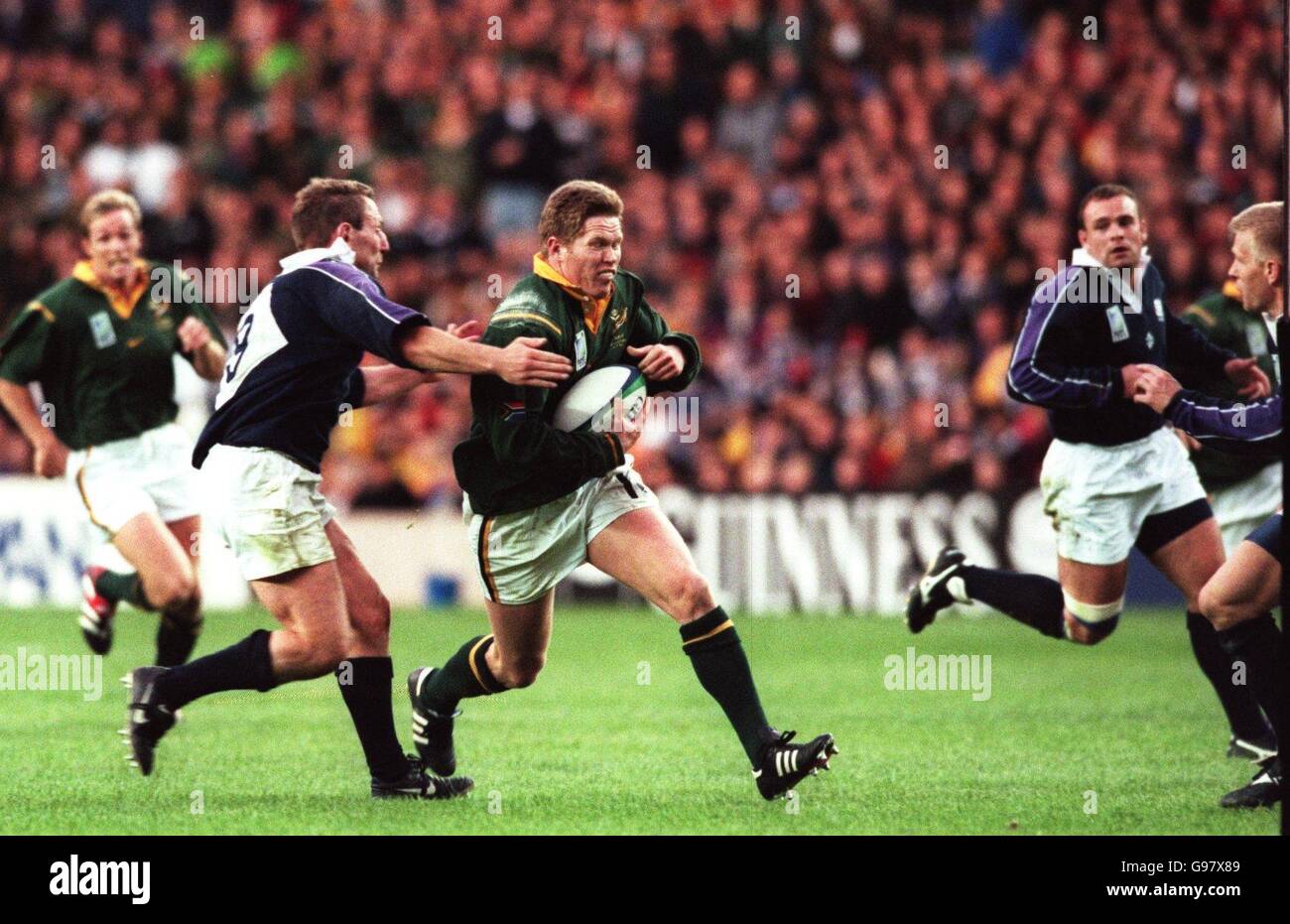 Rugby Union - Rugby World Cup 99 - Pool A - South Africa v Scotland ...