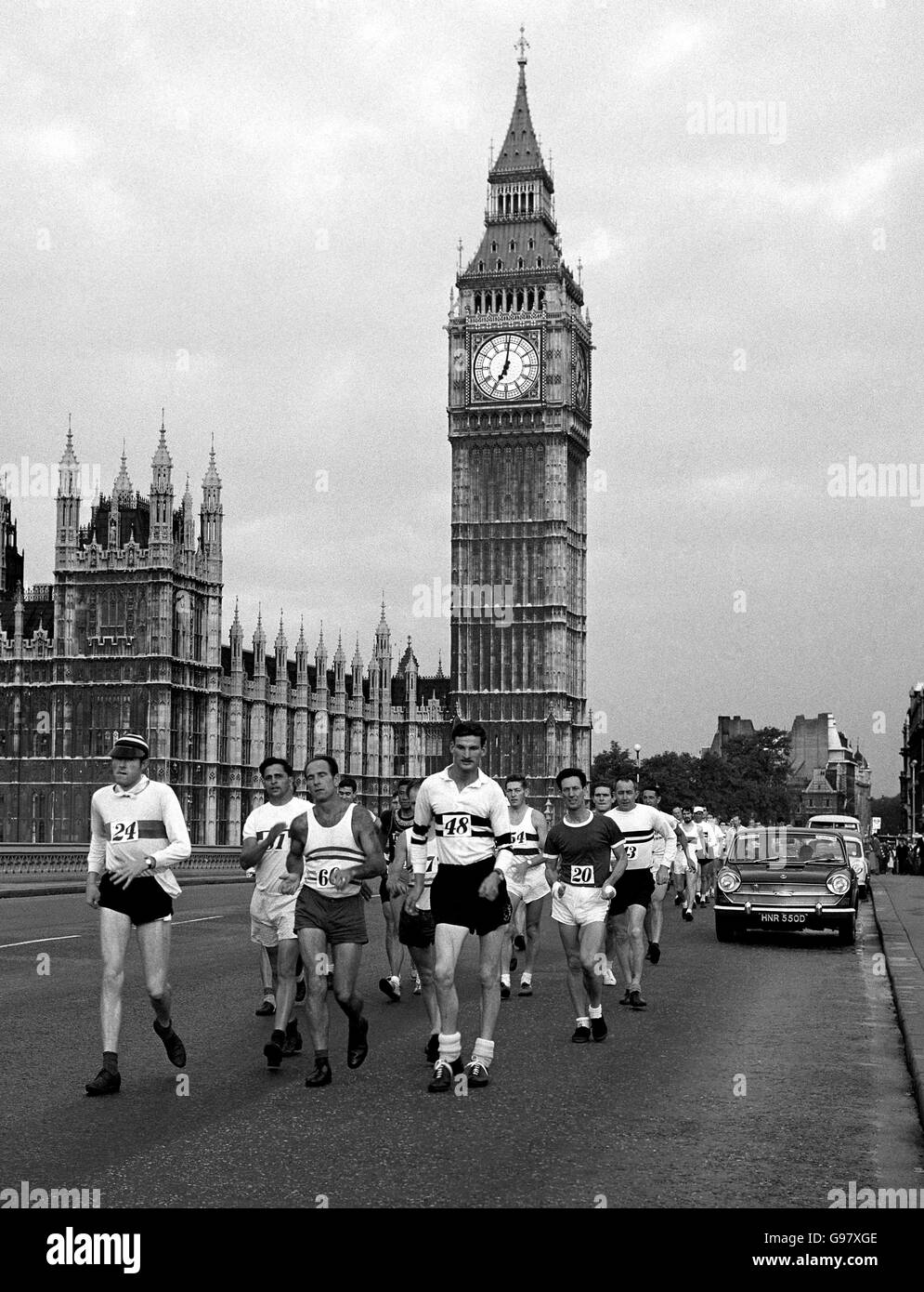 London to Brighton Walk - Westminster Bridge Stock Photo - Alamy