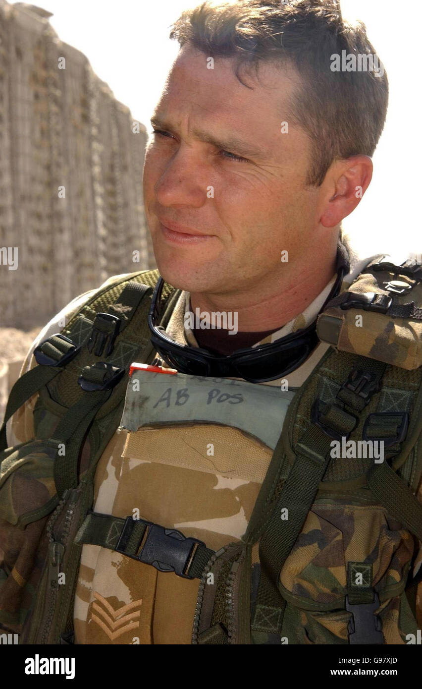 Sgt ian parsons from the kings own royal border regiment hi-res stock ...