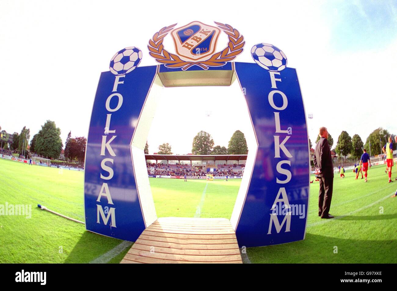 Entrance gate thing badge logo football hi-res stock photography and ...