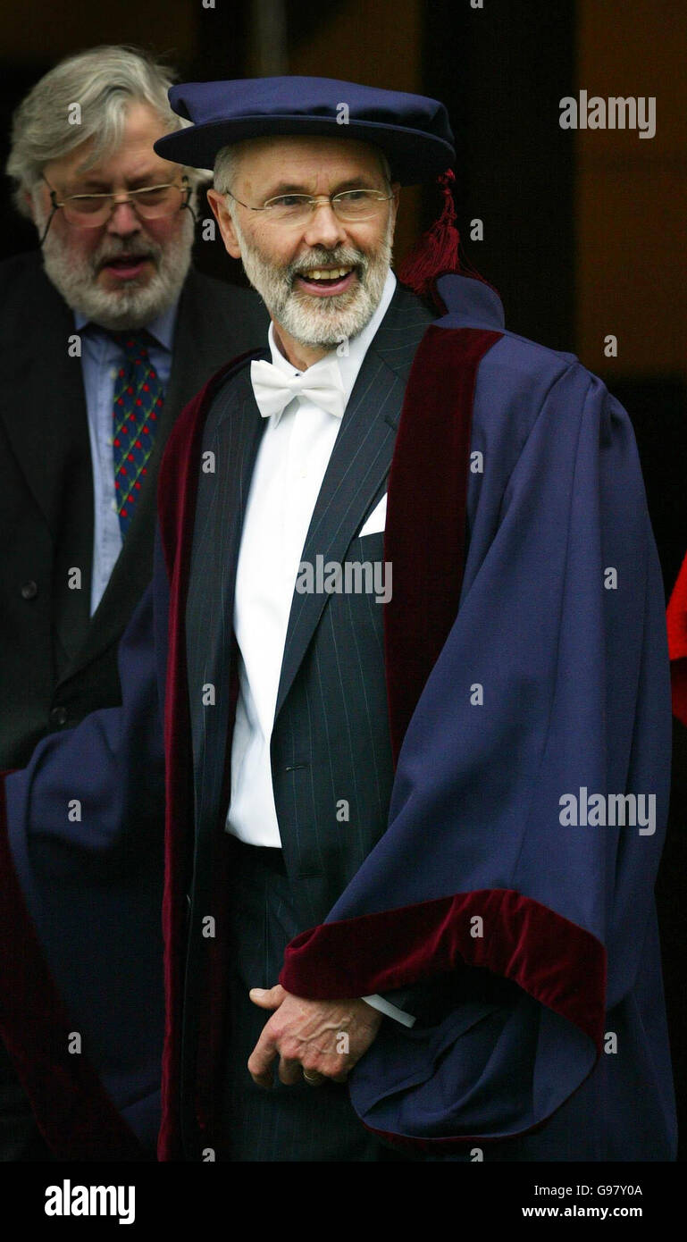 The new Rector of the University of St Andrews Simon Pepper, past ...