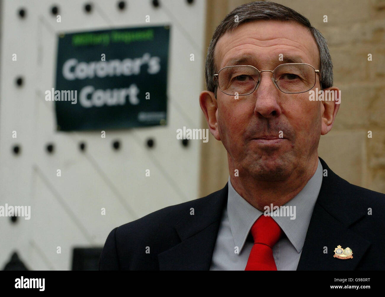 John Hyde, father of Lance-Corporal Benjamin John McGowan Hyde, 23 ...