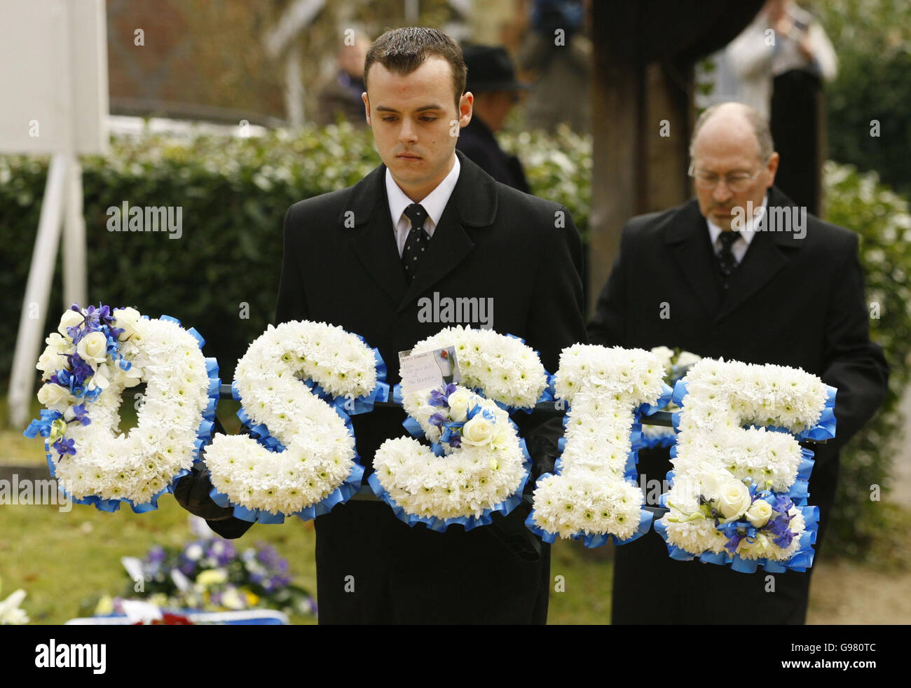 Floral tributes arrive for the funeral of Chelsea and England star ...