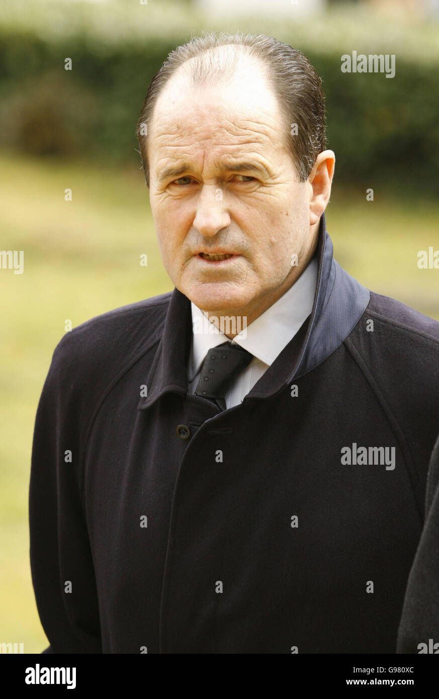 George Graham at the funeral of Chelsea and England star Peter Osgood ...
