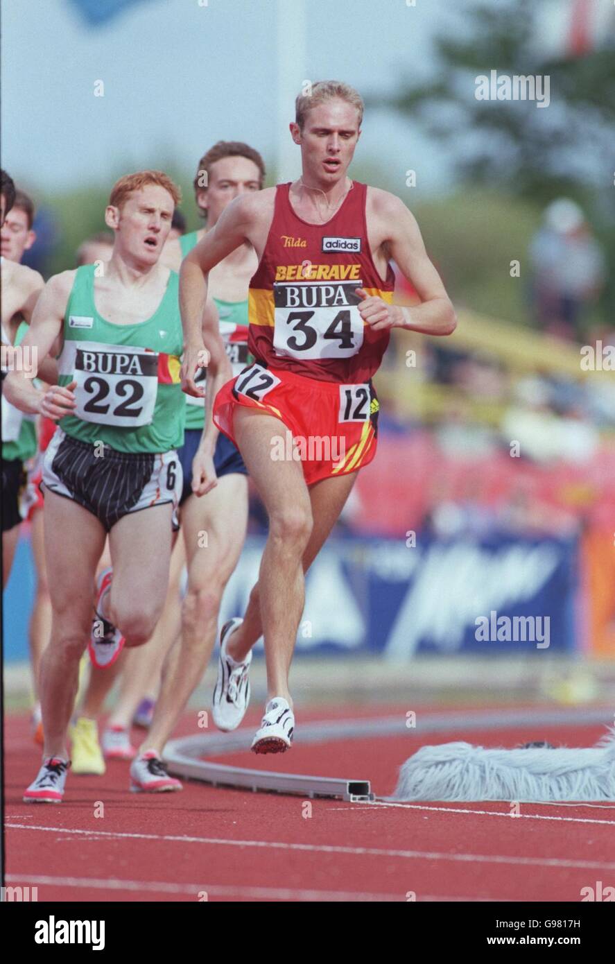 Athletics - BUPA AAA Championships - Birmingham. Matthew Yates (right ...
