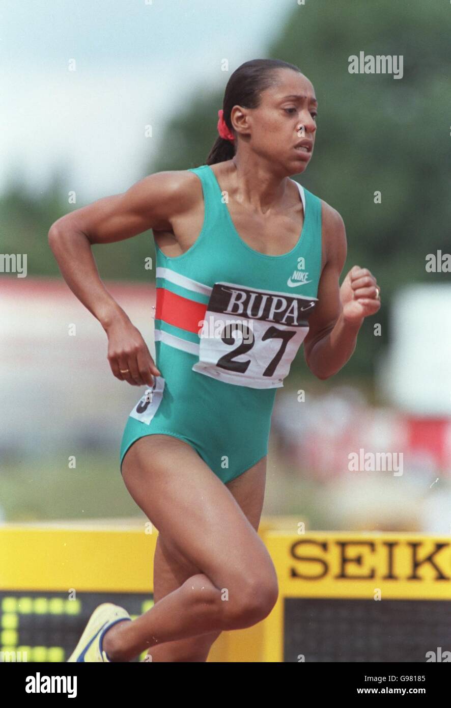 Athletics - BUPA AAA Championships - Birmingham. Diane Modahl on her ...